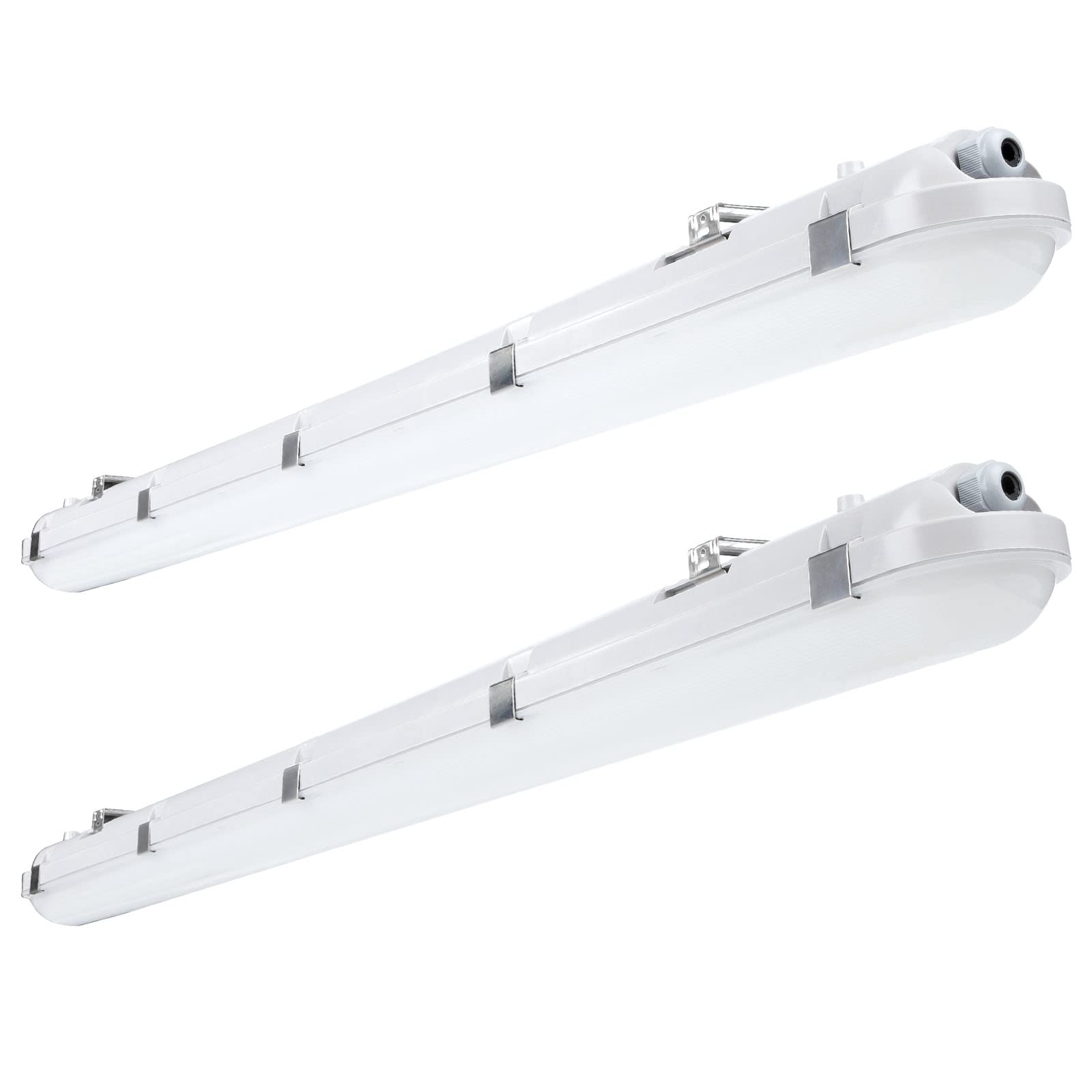 BRILLIHOOD 8FT LED Vapor Tight Light Fixture, 100W, 12000LM, IP65 ...
