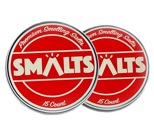 Smalts Smelling Salts 2 Pack - Ammonia Inhalants Count (30) - Smelling ...