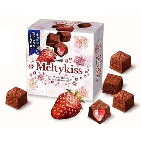 Mua Meiji Melty kiss Chocolate Premium Chocolat and fruity strawberry flavor With MAIKO sticker ...