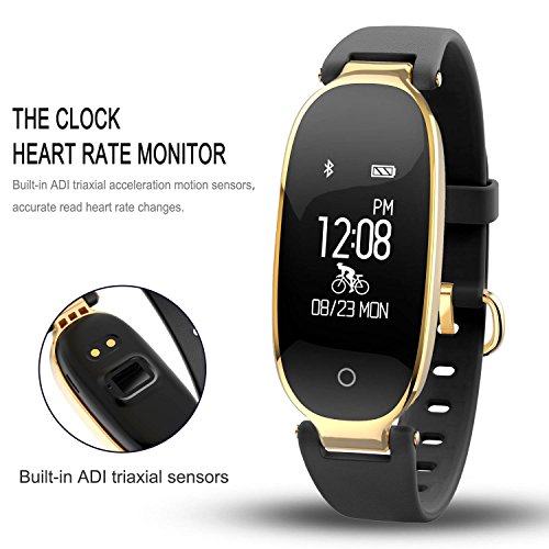 WFCL Fitness Tracker, Women Heart Rate Monitor Activity Sleep Monitor ...