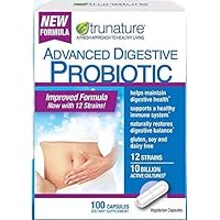 Amazon.com: TruNature Digestive Probiotic Capsules, 100 Count : Health ...