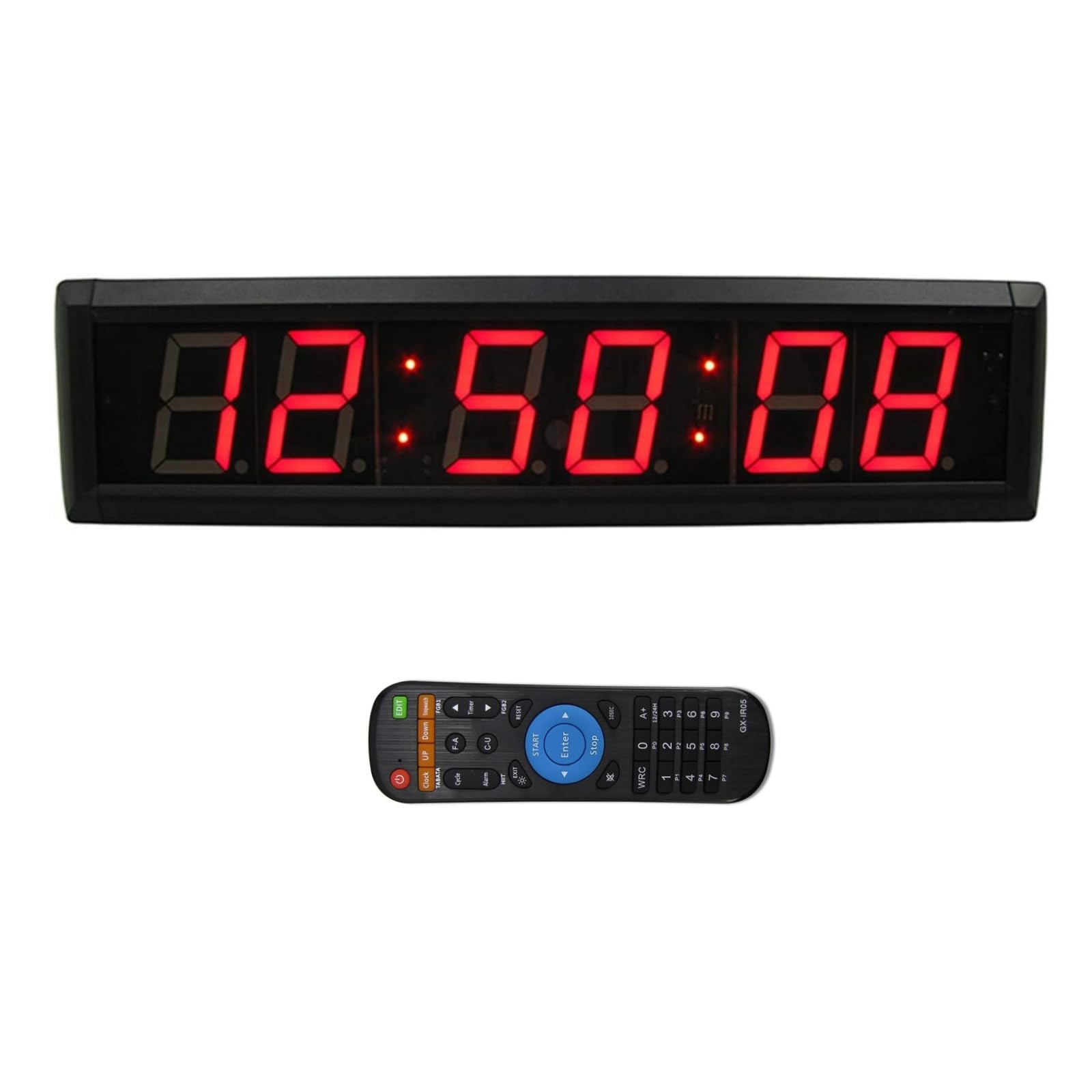 GAN XIN LED Countdown Clock/Up Digital Timer, 12/24-HourTime Clock ...
