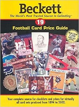 Beckett Football Card Price Guide: 19: Amazon.co.uk: Beckett, Dr James ...