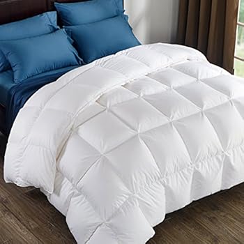 Amazon.com: Hotel Collection European White Goose Down Medium Weight King Comforter ...