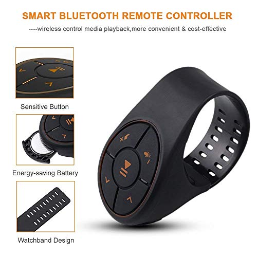 Bluetooth Steering Wheel Volume Controller KEBIDU Watchband Style ...