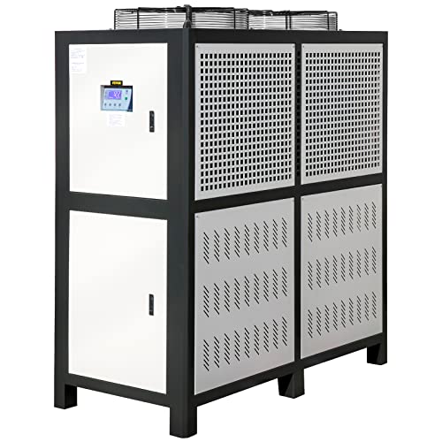 BestEquip Air-Cooled Industrial Chiller 15 Ton, 15HP Compressor, Finned ...