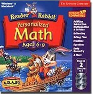 Reader Rabbit Personalized Reading & Math 6-9 Deluxe (4 CD Bundle ...