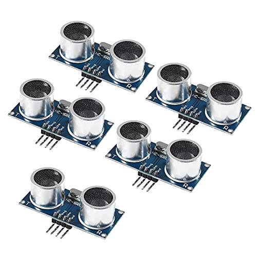 MELIFE 5 Pack HC-SR04 Ultrasonic Sensor Module, Ultrasonic Sensor ...