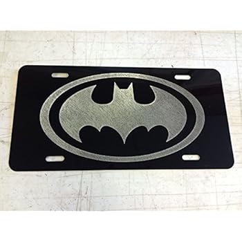 Amazon.com: ATD Novelty License Plate Printed Batman Batmobile Logo Not ...