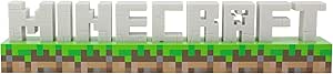 Amazon.com: Paladone Minecraft Logo Light - Battery or USB Operated - 2 ...