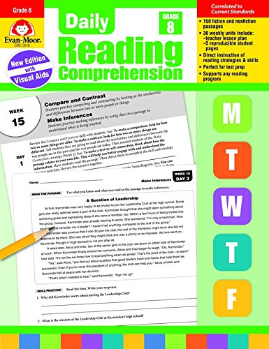 Daily Reading Comprehension Grade 8 Pdf Download by Evan Moor daily-reading-comprehension-grade-8-pdf-download-by-evan-moor