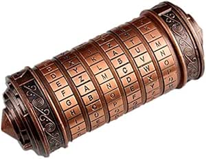 Amazon.com: Cryptex Da Vinci Code Mini Cryptex Lock Puzzle Boxes with ...