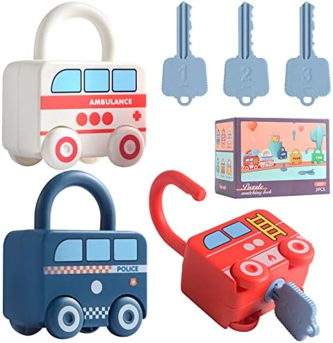 Kids Learning Locks with Keys Numbers Matching & Counting Montessori ...