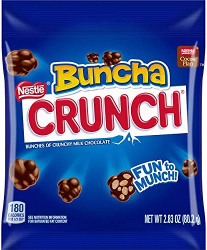 Nestle (1) Bag Buncha Crunch - Bunches of Crunchy Milk Chocolate ...