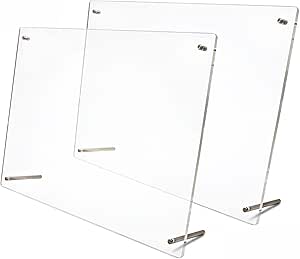 Amazon.com - Halyuhn 8.5 x 11 Acrylic Picture Frame 2Pack, Clear ...