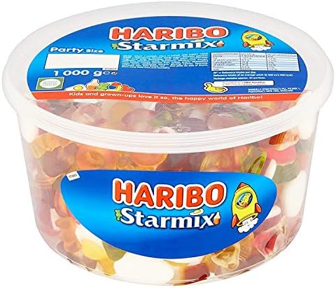 Haribo Starmix 1kg sweets party tub star mix: Amazon.co.uk: Grocery