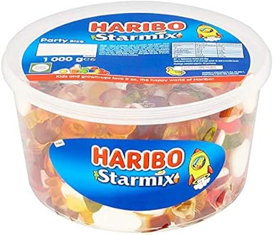 Haribo Starmix 1kg sweets party tub star mix: Amazon.co.uk: Grocery