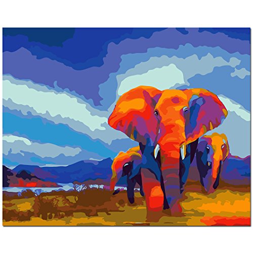 Elephant Paint By Number Kits • Paint By Number For Adults