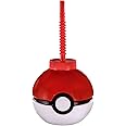 Amazon.com: amscan Pokeball Plastic Party Sippy Cup - 8" x 4.5" | Red ...