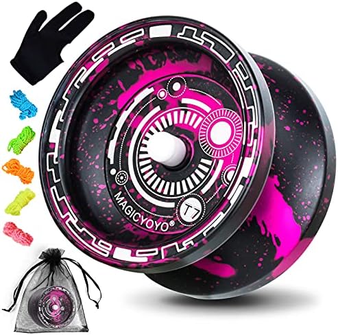 MAGICYOYO T7 Responsive Yoyo for Kids, Aluminum Metal Beginner Yoyos ...