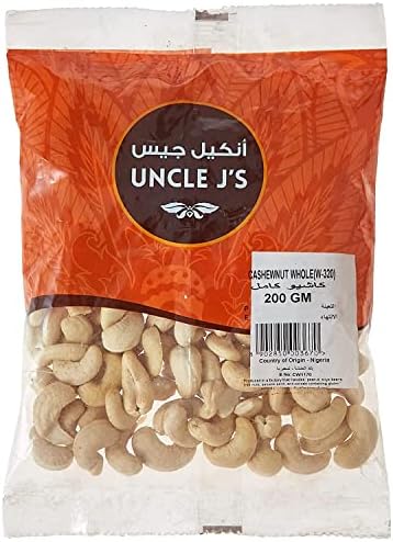 Uncle J's Cashew Nut Whole 200 g price in UAE | Amazon UAE ...