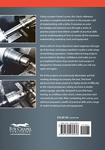 Купить Metal Lathe for Home Machinists (Fox Chapel Publishing) Project ...
