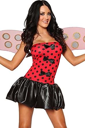 Amazon.com: Sexy Lady Bug Costume: Clothing