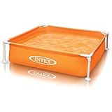 Intex 0775252 Piscine Mini Cadre Acier Bleu 122 x 122 x 30 cm: Amazon ...