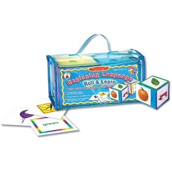 Amazon.com: Beginning Language Roll and Learn Pocket Cubes: Toys & Games