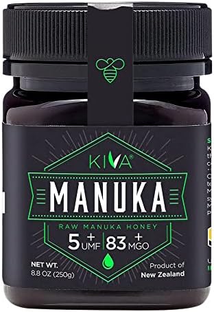 Kiva Raw Manuka Honey, Certified UMF 5+ | MGO 83+ | 100% Pure Genuine ...