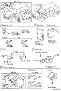 Amazon.com: Toyota 89783-60050 Transponder Key Amplifier : Automotive