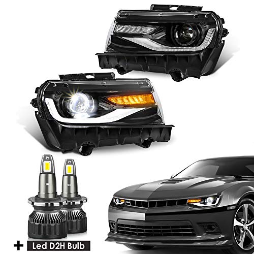 MOSTPLUS LED Projector Headlight Compatible for 2014 2015 Chevy ...