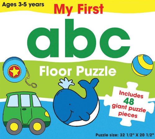 Fisher-Price Book & Floor Puzzle: Alphabet ABC: 24 giant puzzle pieces ...