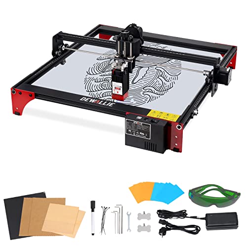 DEWALLIE Laser Engraver, Electric Power 50W Laser Cutter and Engraver ...