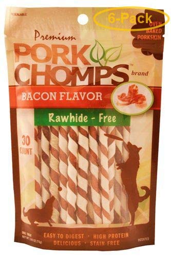exp 08/28/2026------Scott Pet Pork Chomps Premium Pork Twistz - Bacon ...