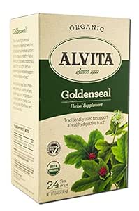 Amazon.com : Alvita Teas Goldenseal Tea, Organic, Pack of 3 : Grocery ...