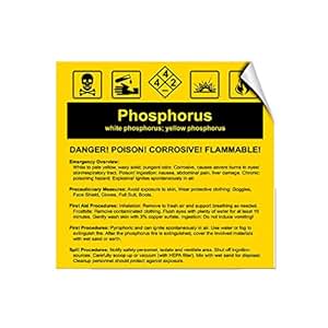 Amazon.com: Phosphorus White Phosphorus ; Yellow Phosphorus Hazard ...
