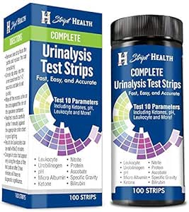 Urine Test Strips - Stript Health 10 Parameter Complete Urinalysis ...