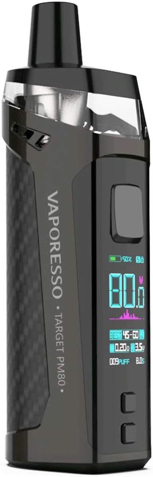 Vaporesso PM80 Pod Mod Kit (Black), Sub-Ohm 80W Starter Kit with ...