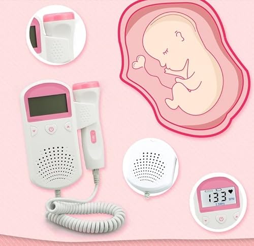 Fetal Doppler Upgraded Fetal Home Pregnancy Heart Rate Monitor Baby ...