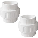 Amazon.com: 6 Pack 1" PVC Union Coupling Pipe Fitting (Socket x Socket ...