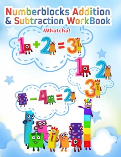 Numberblocks Addition & Subtraction Workbook: Lots Of Eductional Activities for Kids Toddlers ...