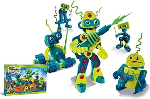 Variety Blocks Robot Invasion 5 in 1 EVA 3D Building Foam Blocks 255 ...