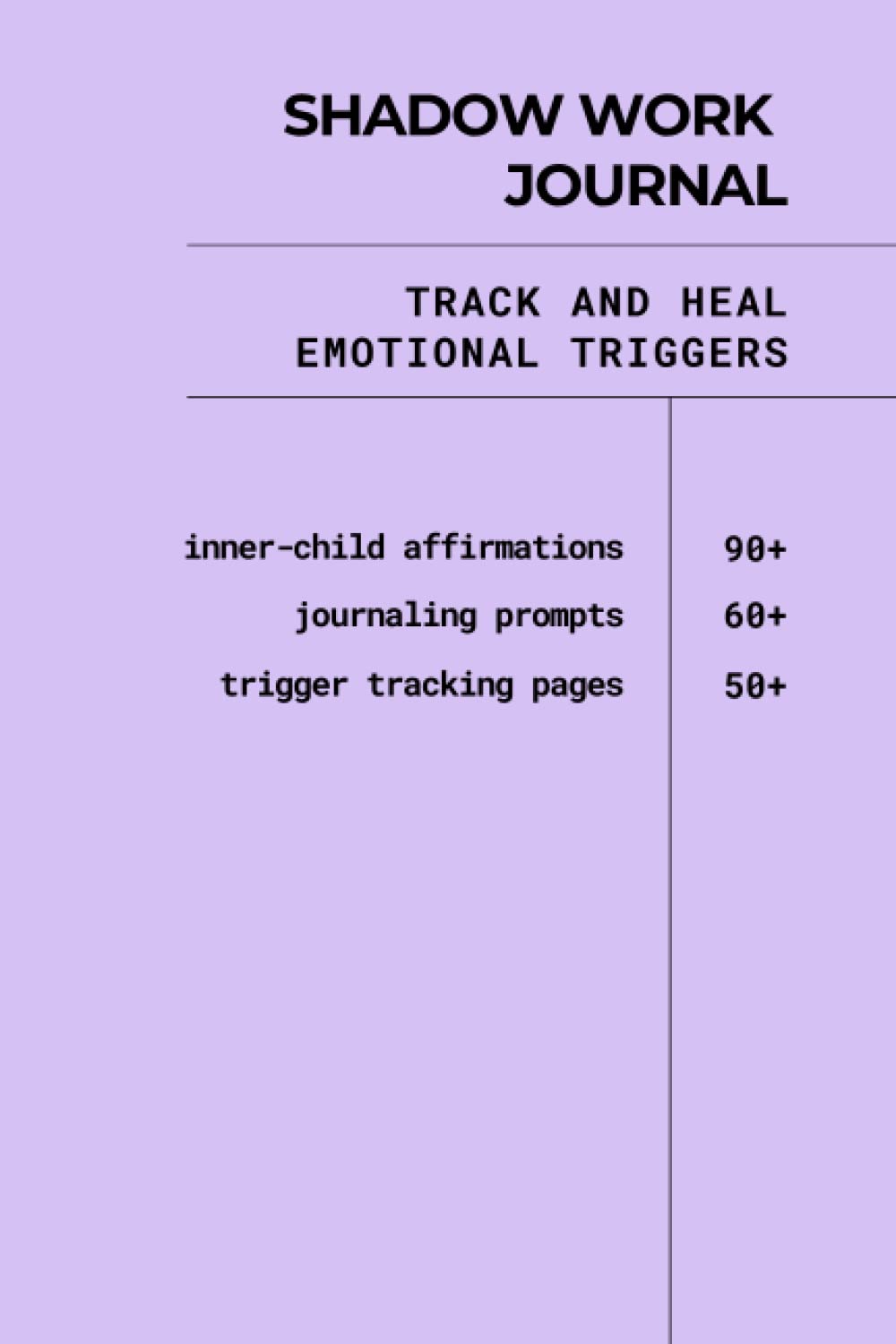 Mua Shadow Work Journal: Track and Heal Emotional Triggers, 60+ Journal ...