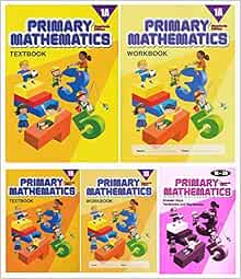 Singapore Primary Mathematics Grade 1 Kit + Answer Keys (5 Books ...