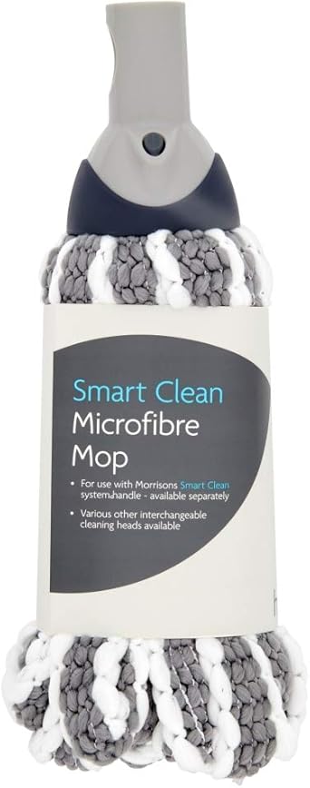 Morrisons Smart Clean Microfibre Mop Head: Amazon.co.uk: Grocery
