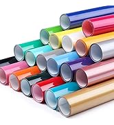 Amazon.com: CAREGY HTV Heat Transfer Vinyl Bundle: 32 Pack Assorted ...