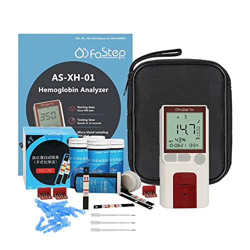 Hemoglobin Meter Hemoglobin Test Meter kit Hemoglobin Analyzer Anemia ...