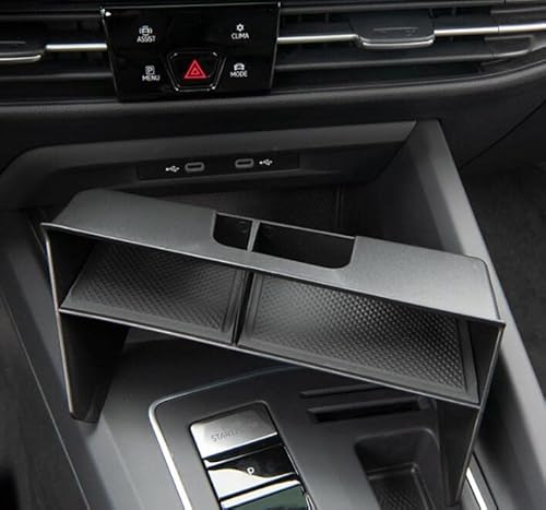 SXCY Fit for 2022 2023 2024 VW Golf MK8 Center Console Organizer 2022 ...