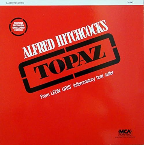 Laser Disc, Laserdisc of Alfred Hitchcock's TOPAZ With All Three ...